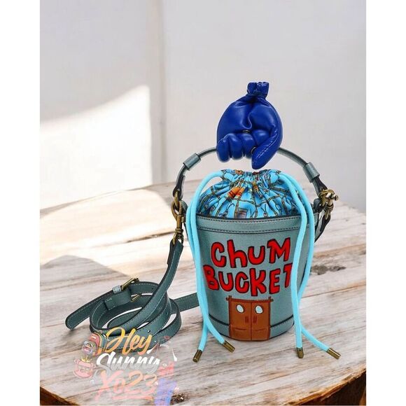 Nickelodeon | Bags | Spongebobsquarepants Chum Bucket Figural Crossbody ...